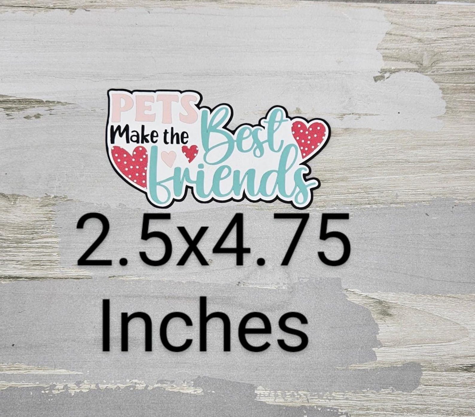 Pets Make the Best Friends Paper Pieced Die Cut Title for Scrapbooking ...