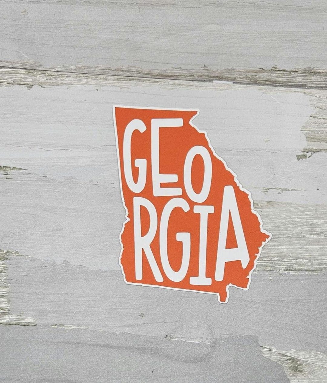 Georgia State Paper Pieced Die Cut Title for Scrapbooking, Card Making ...