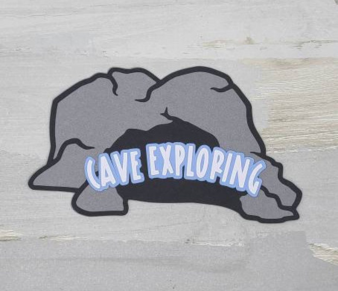 Cave Exploring Paper Pieced Die Cut Title for Scrapbooking Card Making ...