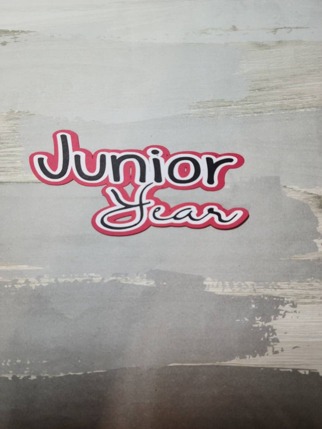 Junior Year School Grade Paper Pieced Die Cut Title for - Etsy