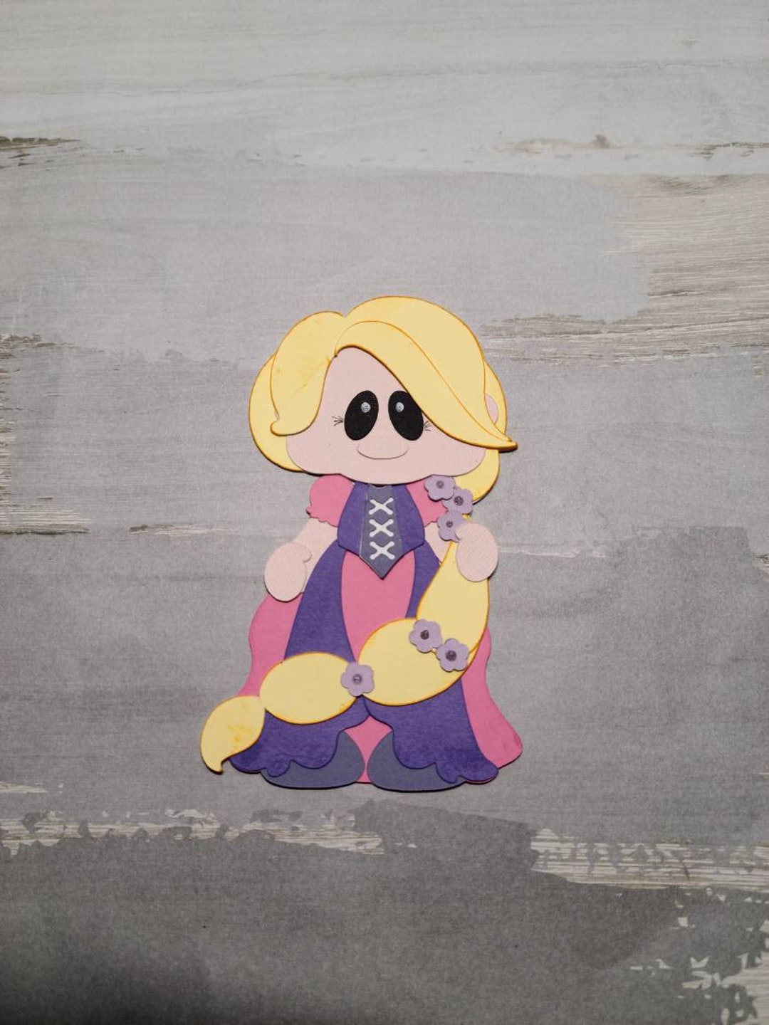 Princess Dress up Girl Paper Pieced Die Cut for Scrapbooking, Card ...