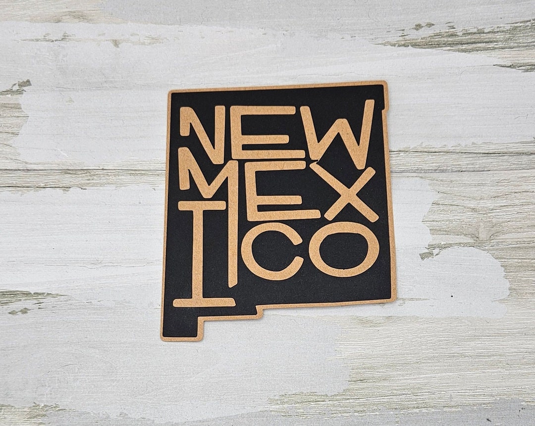 New Mexico State Paper Pieced Die Cut Title for Scrapbooking, Card ...