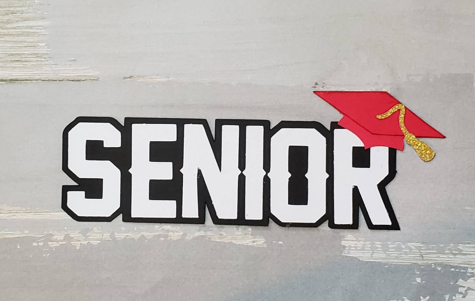 Senior 12th duodécimo grado de papel pieza escuela troquelado - Etsy España