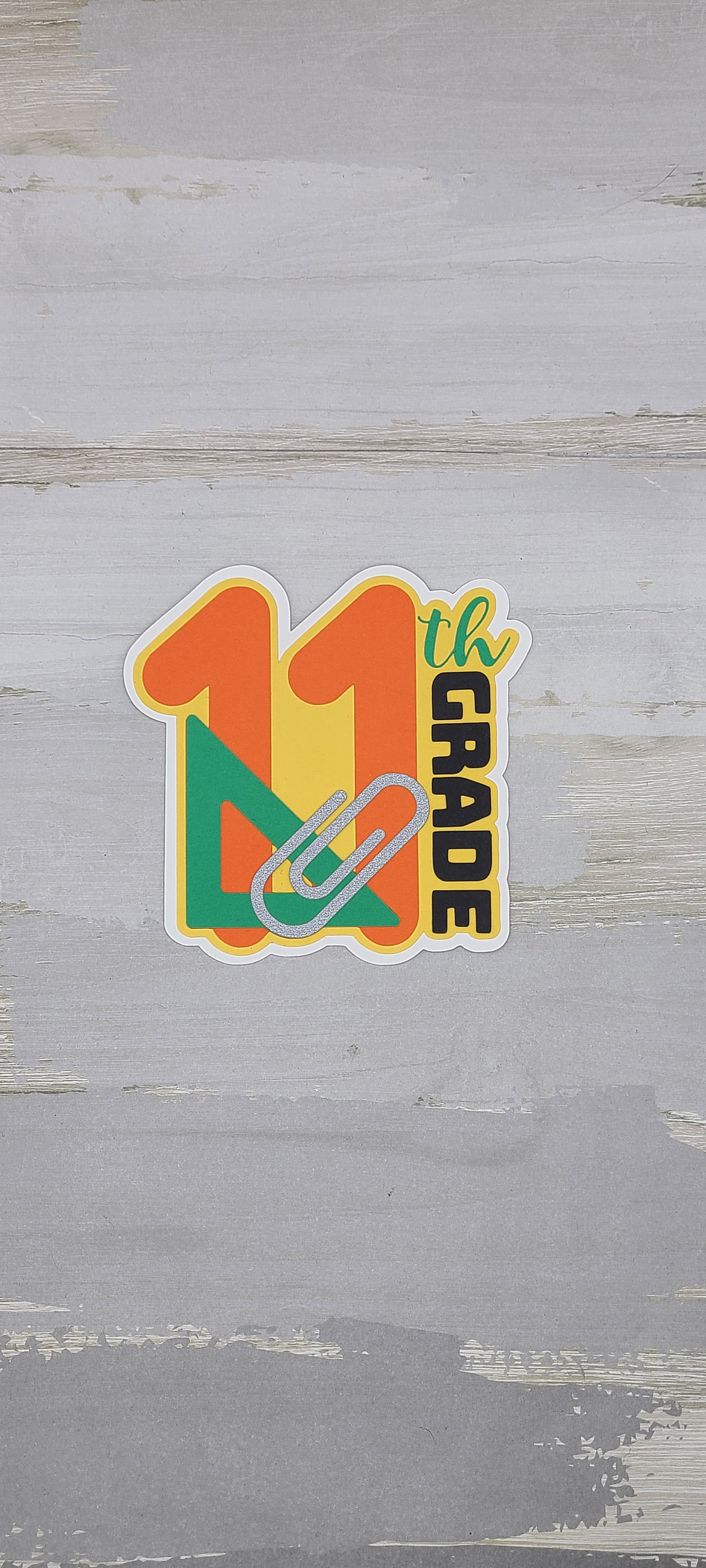 11th Grade Paper Pieced School Die Cut Title for Scrapbooking - Etsy