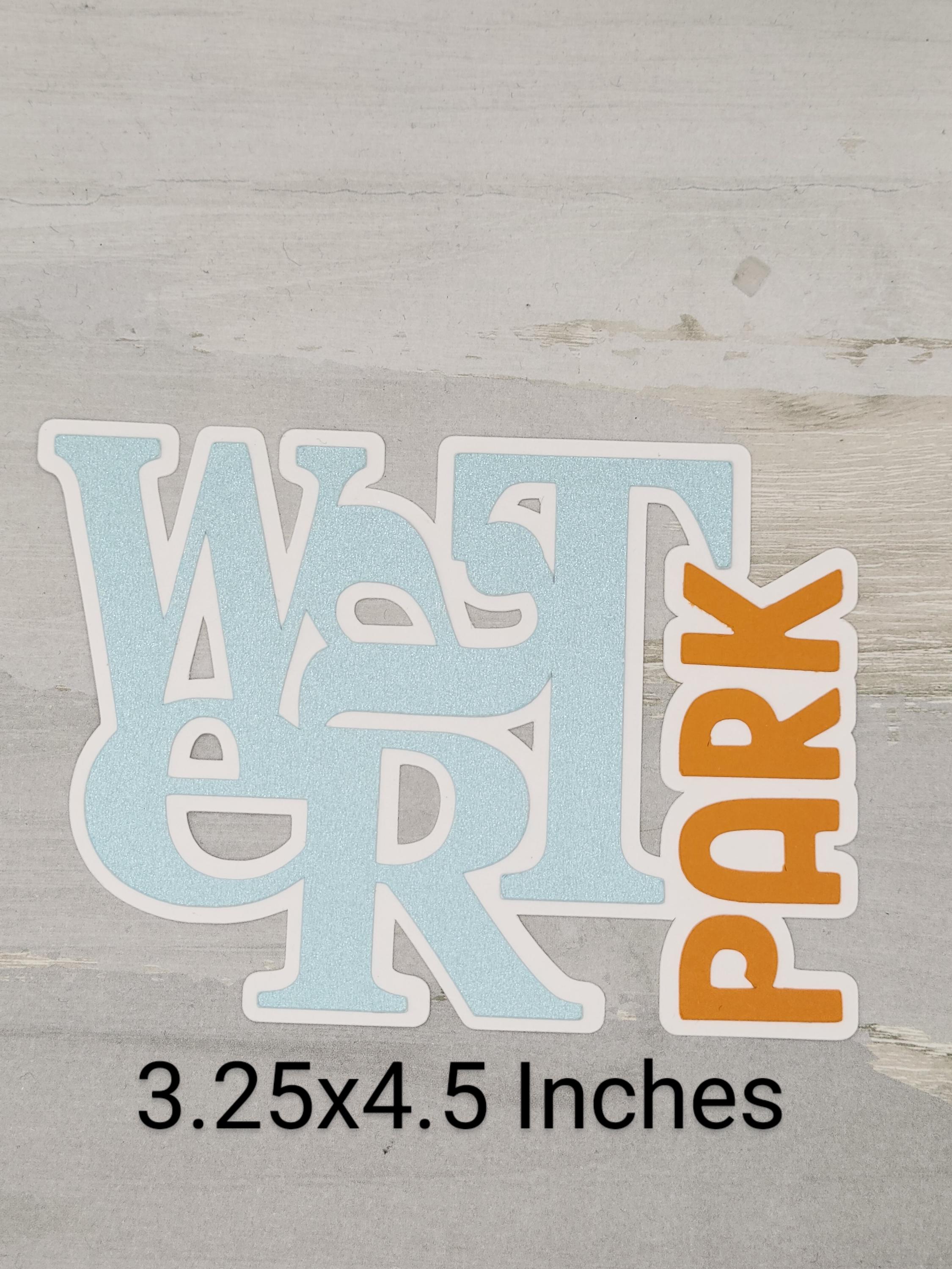 Water Park Paper Pieced Die Cut Title for Scrapbooking, Card Making and ...