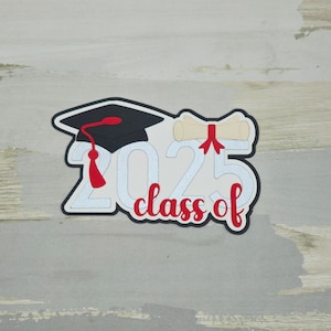 Class of 2025 Graduate Senior Graduation Party Paper Pieced Die Cut ...