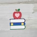 Stack of School Books Paper Pieced Die Cut for Scrapbooking and Card ...