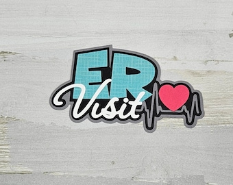 Love Paper Pieced Die Cut Title for Scrapbooking, Card Making, and ...