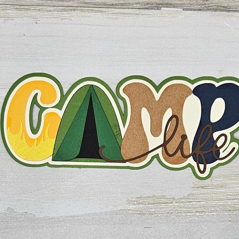 Camping Scrapbook - Etsy