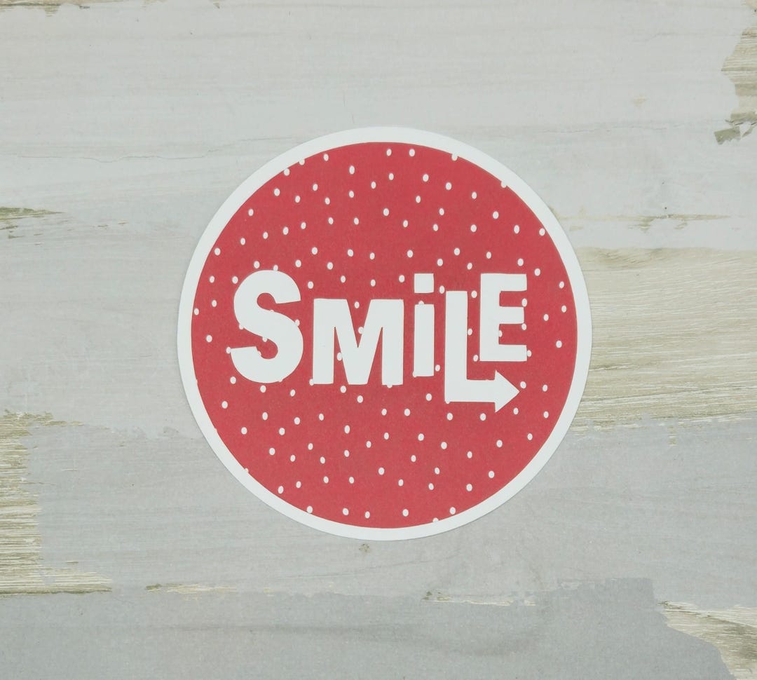 Smile Paper Pieced Die Cut Title for Scrapbooking, Card Making, and ...
