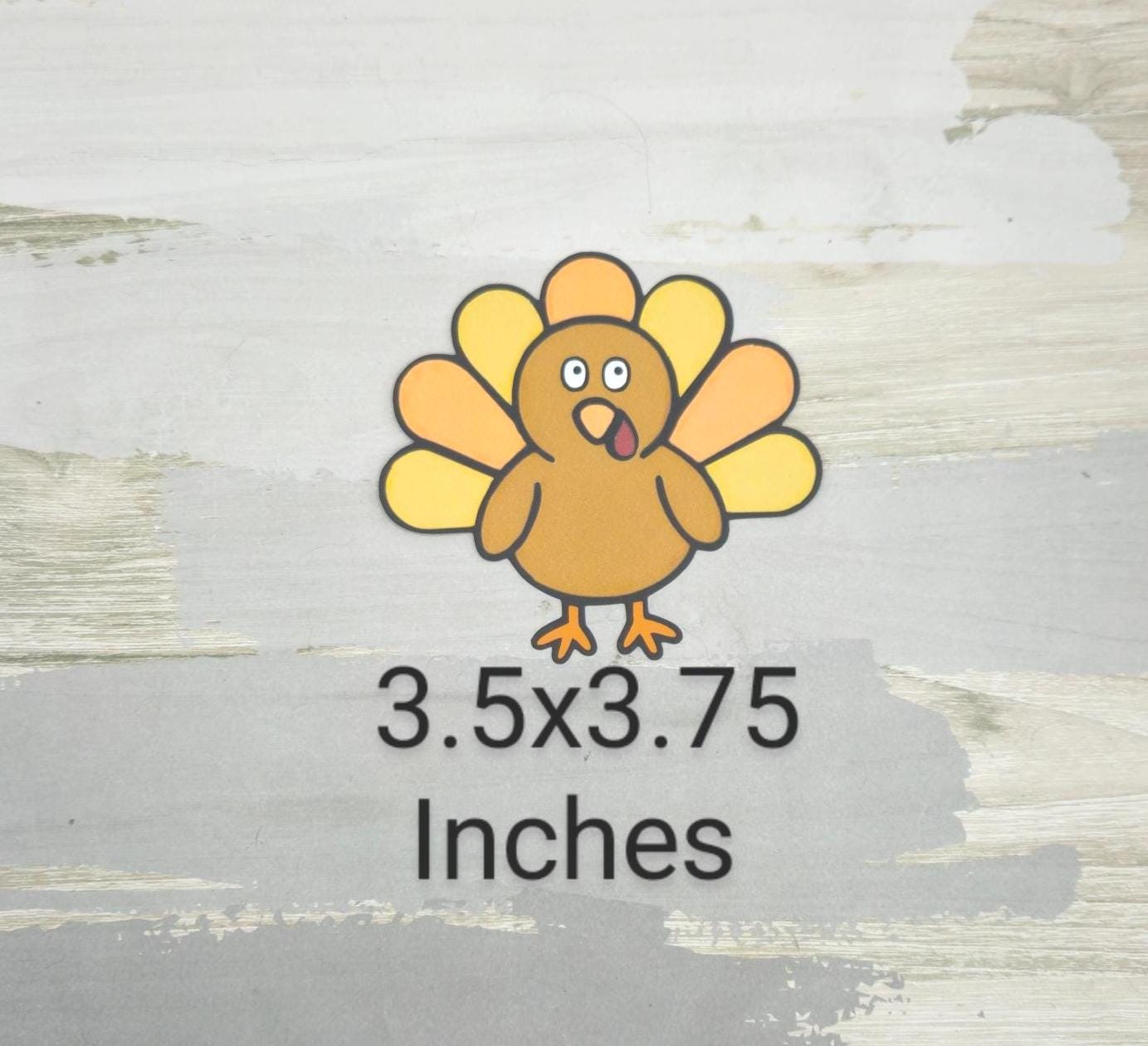 Thanksgiving Turkey Paper Pieced Die Cut Title for Scrapbooking, Card ...