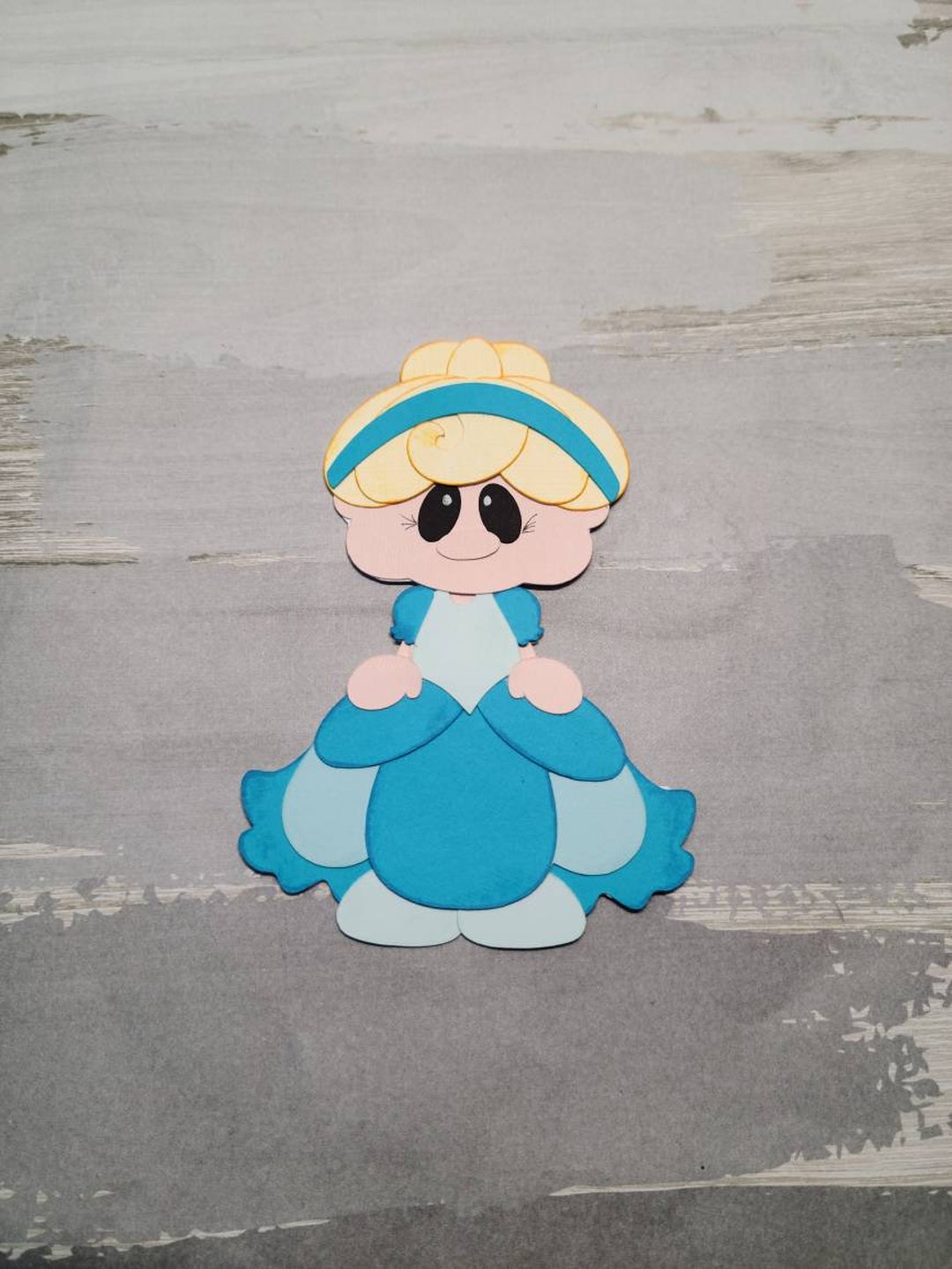 Princess Dress up Girl Paper Pieced Die Cut for Scrapbooking, Card ...