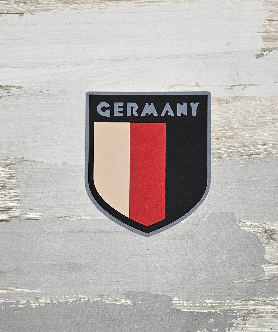 Germany Paper Pieced Die Cut Title for Scrapbooking and Keepsake Items ...