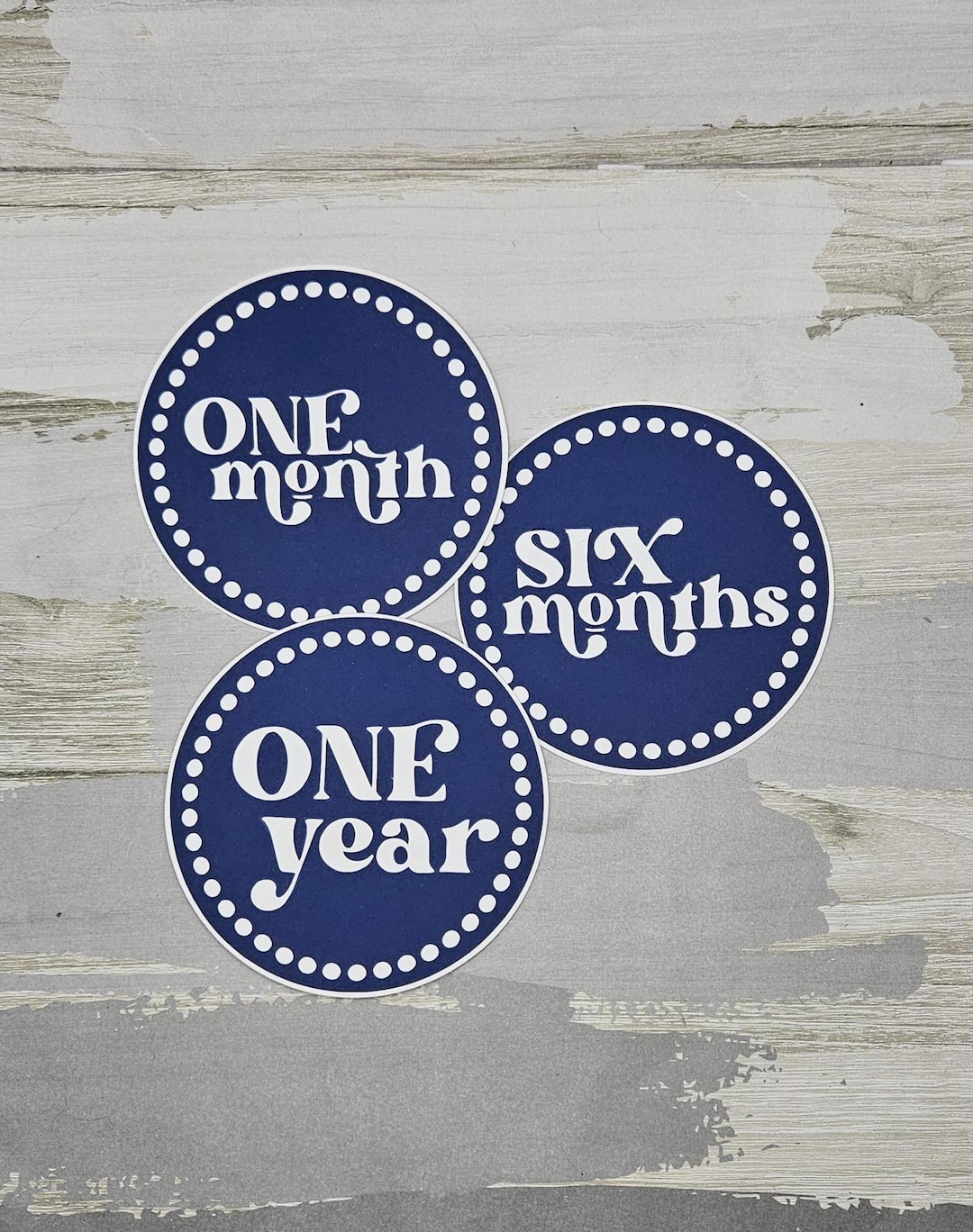 Baby Monthly Milestones Paper Pieced Die Cut Title for Scrapbooking ...