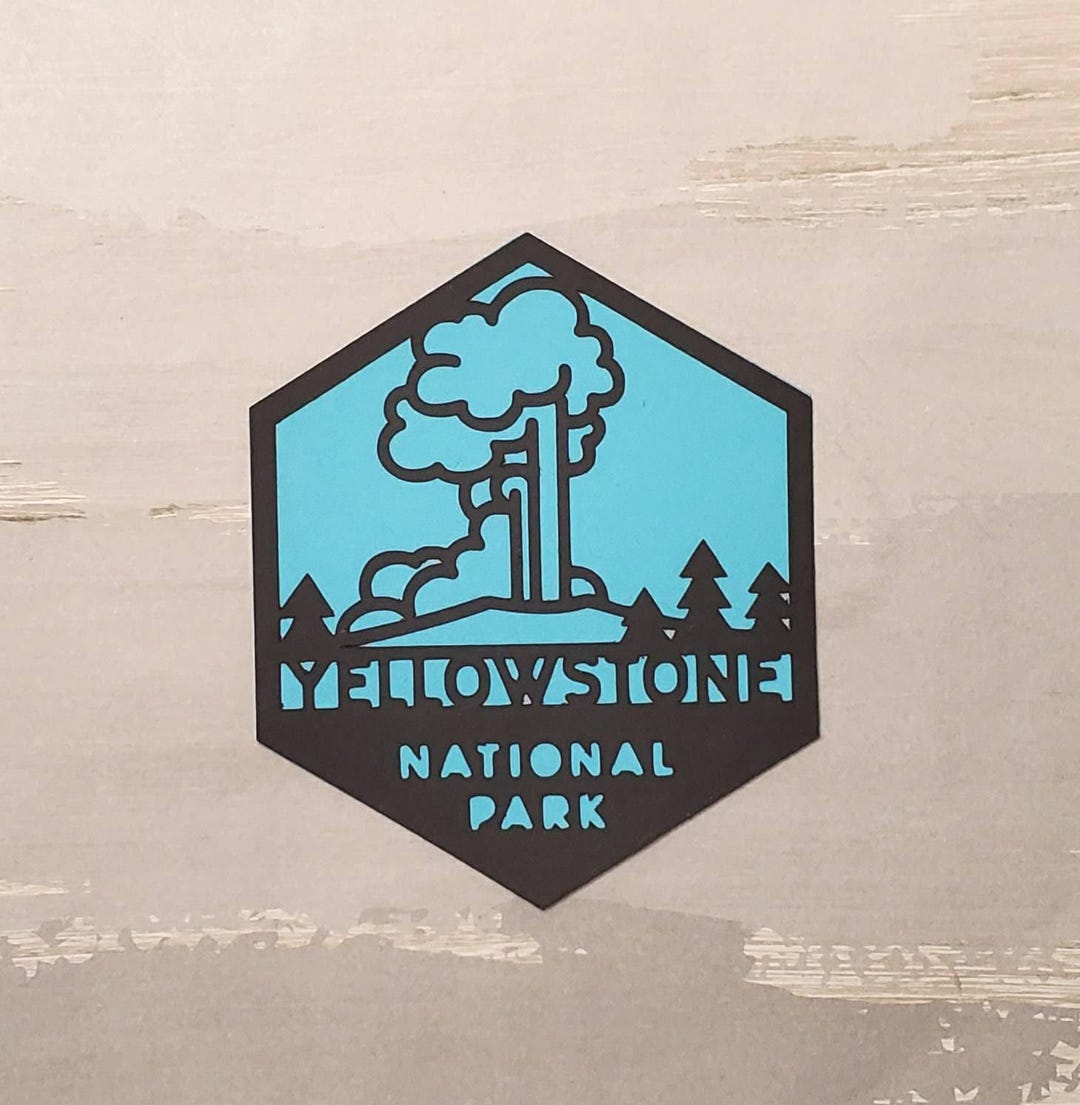 Yellowstone National Park Paper Pieced Die Cut Title for Scrapbooking ...