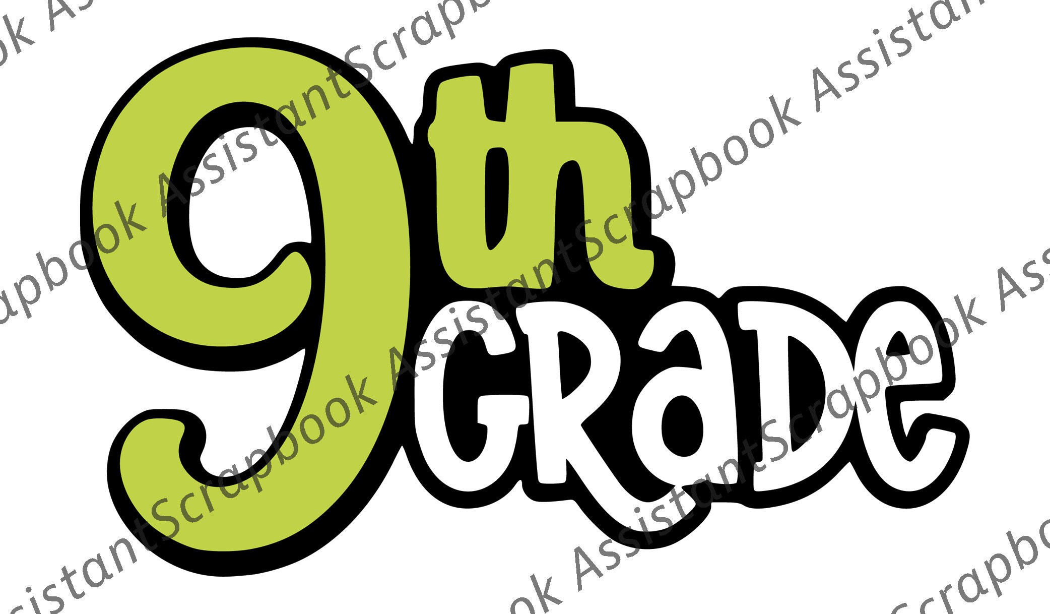 SVG DIGITAL DOWNLOAD 9th Ninth Grade Digital Cutting File .svg for ...