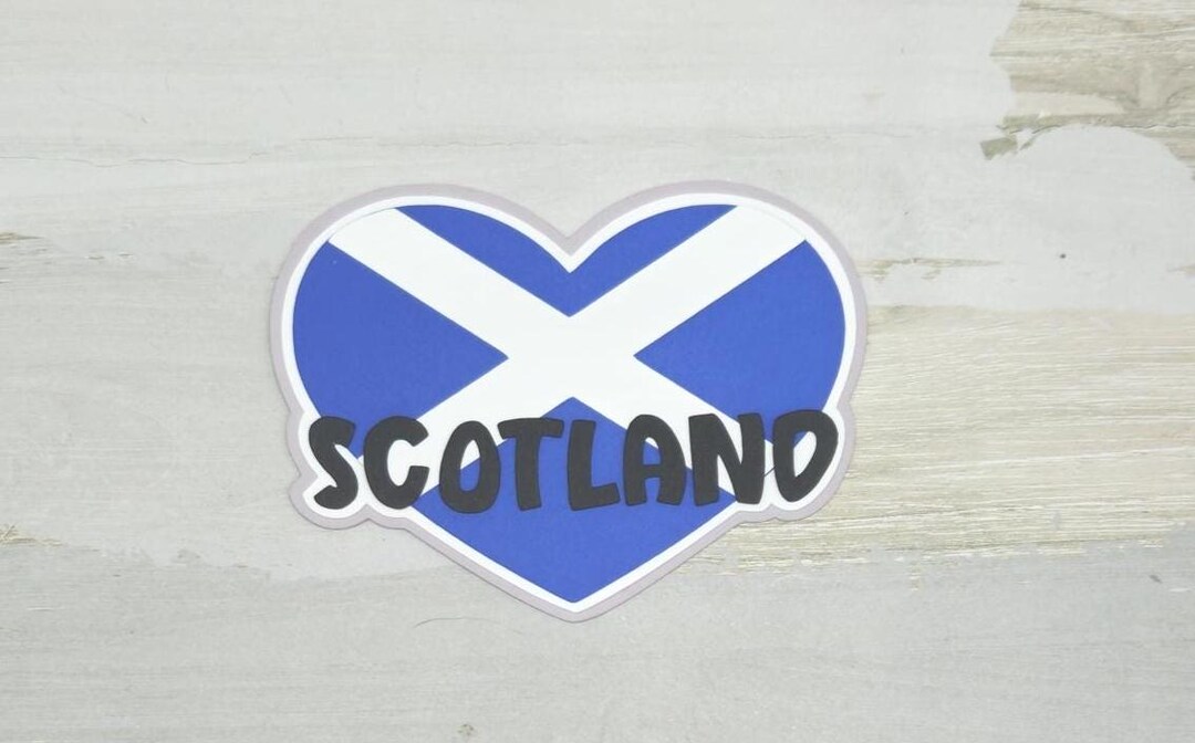 Scotland Scottish Flag Scottish Vacation Travel Paper Pieced Die Cut ...