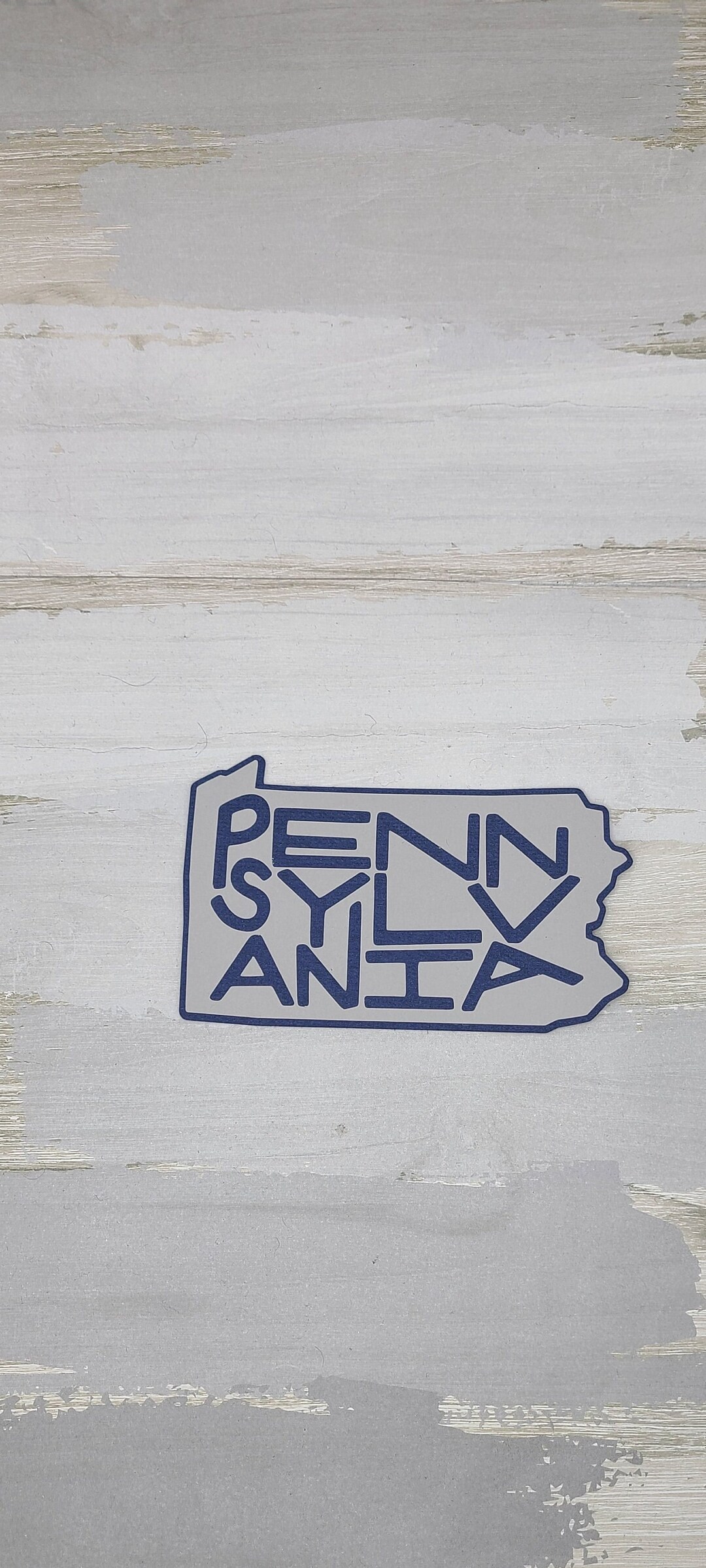Pennsylvania State Paper Pieced Die Cut Title for Scrapbooking, Card ...