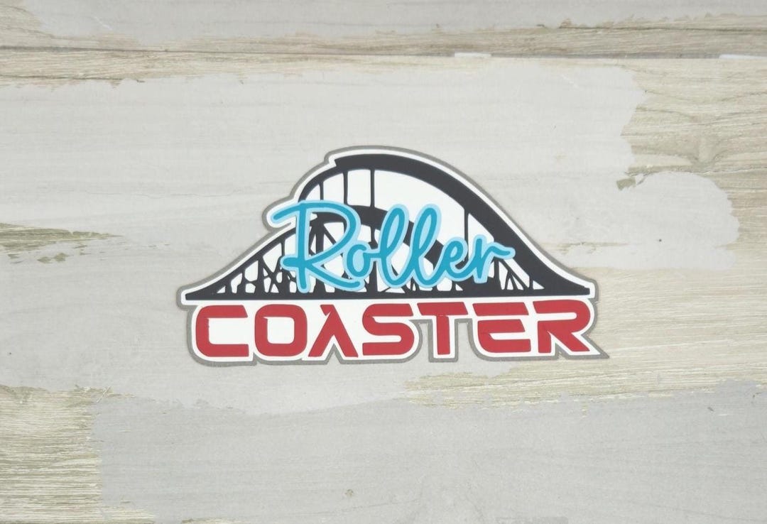 Roller Coaster Amusement Park Paper Pieced Die Cut Title for ...