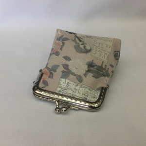 Muted Musical Change Purse/coin Pouch/purse Organizer/key - Etsy Canada