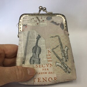 Muted Musical Change Purse/coin Pouch/purse Organizer/key - Etsy Canada