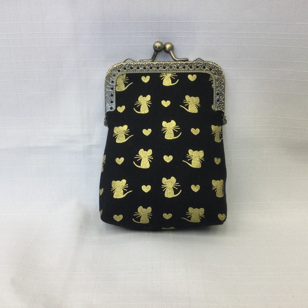 Golden Mice Change Purse/mouse Love Coin Pouch/mini Cosmetics Bag/key ...