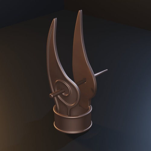 Avatar Roku and Fire Nation Prince Headpiece 3D Model - Etsy