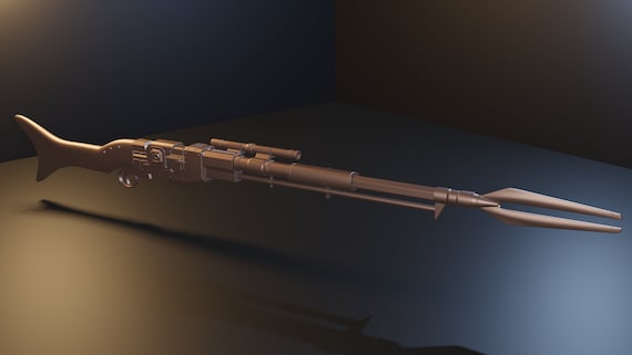 The Mandalorian Amban Sniper Rifle 3D Model - Etsy