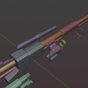 The Mandalorian Amban Sniper Rifle 3D Model Custom Replica - Etsy