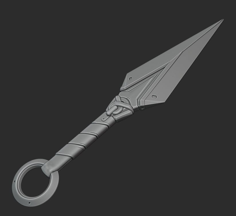 Kiriko Kunai display Prop 3D Model Custom Replica - Etsy