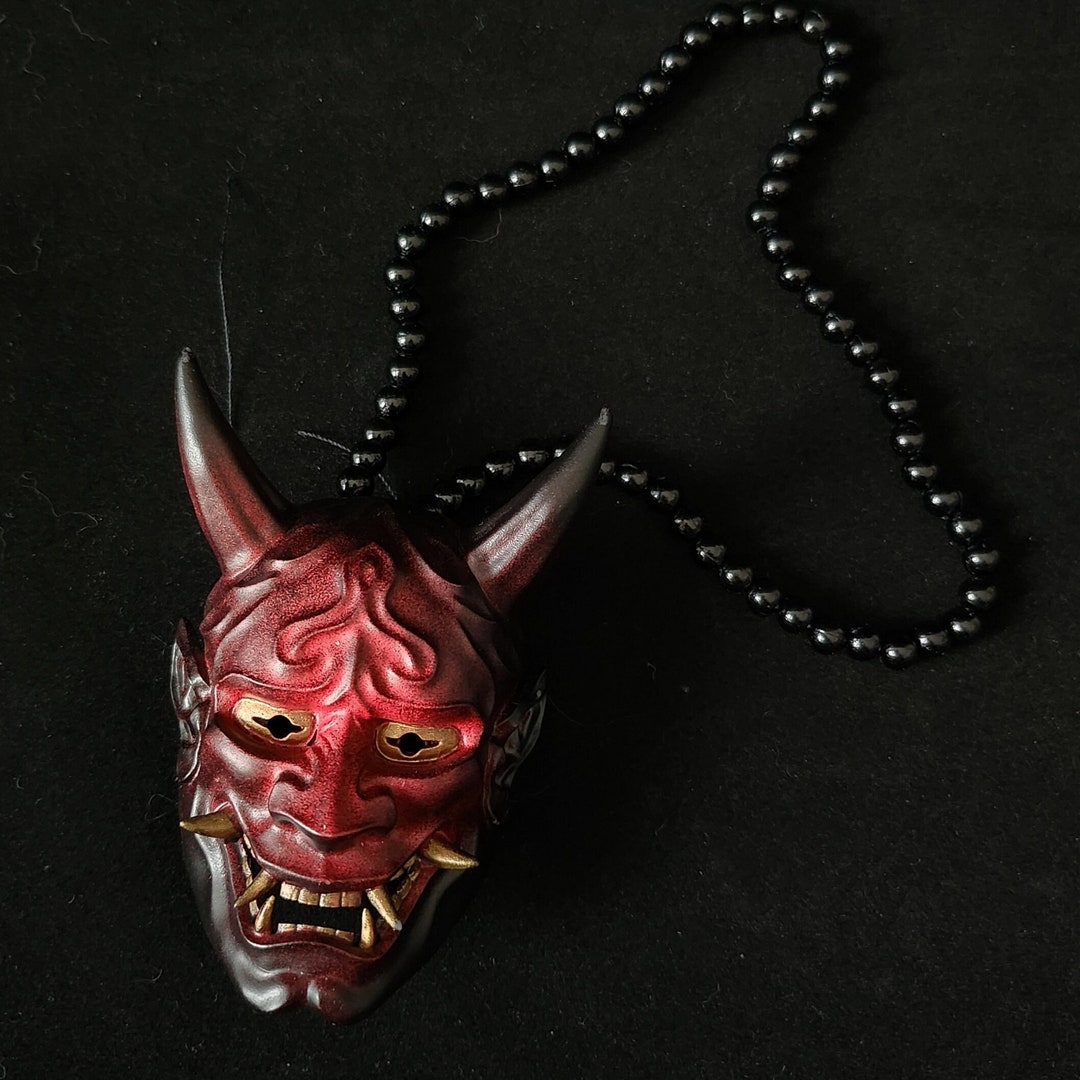 Mini Hannya Mask With Display Stand - Etsy