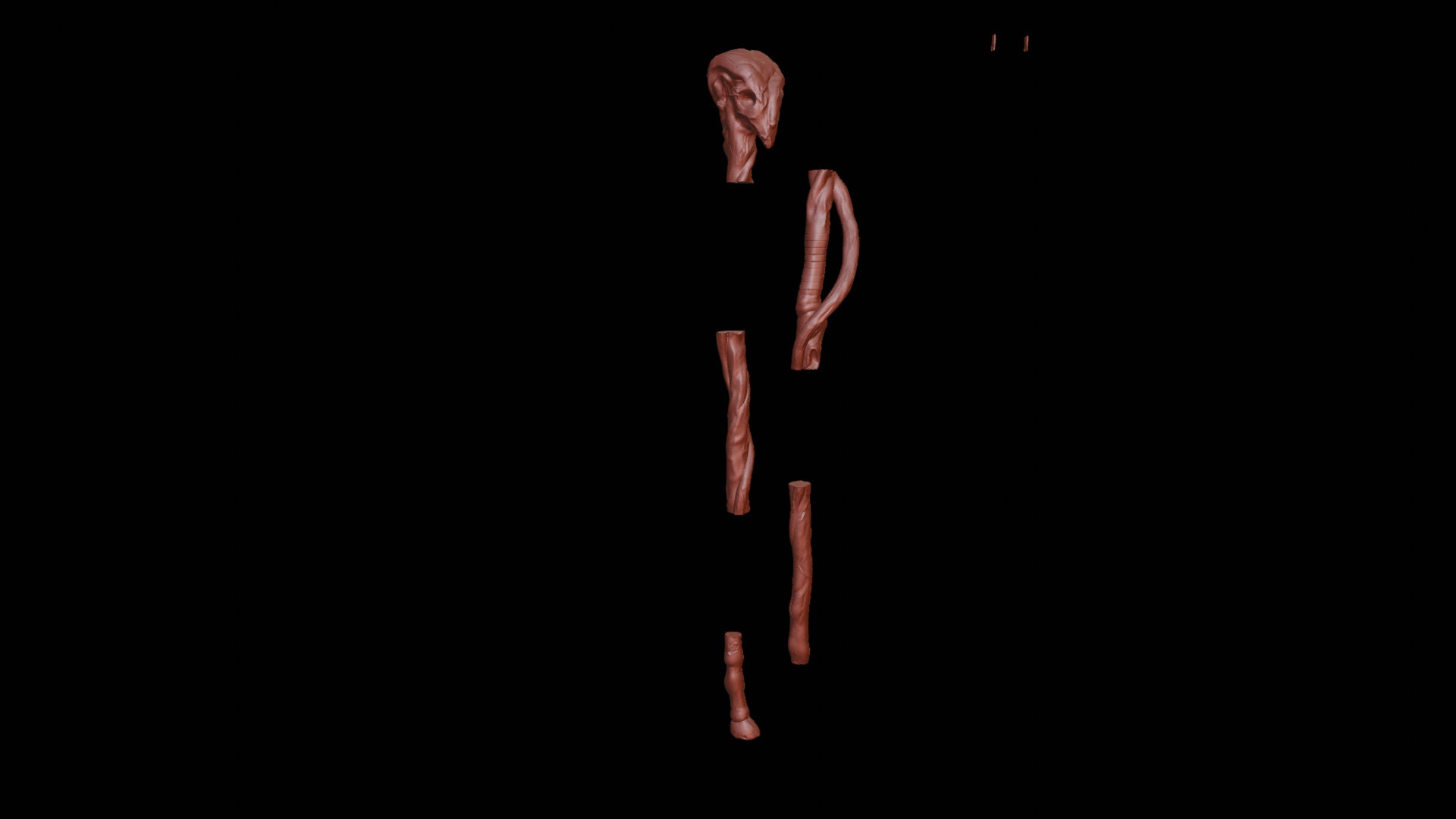 Alastor Mad-eye Moody Walking Stick - 3D Model - Etsy