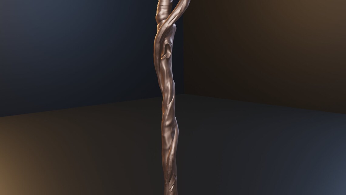 Alastor Mad-eye Moody Walking Stick 3D Model - Etsy