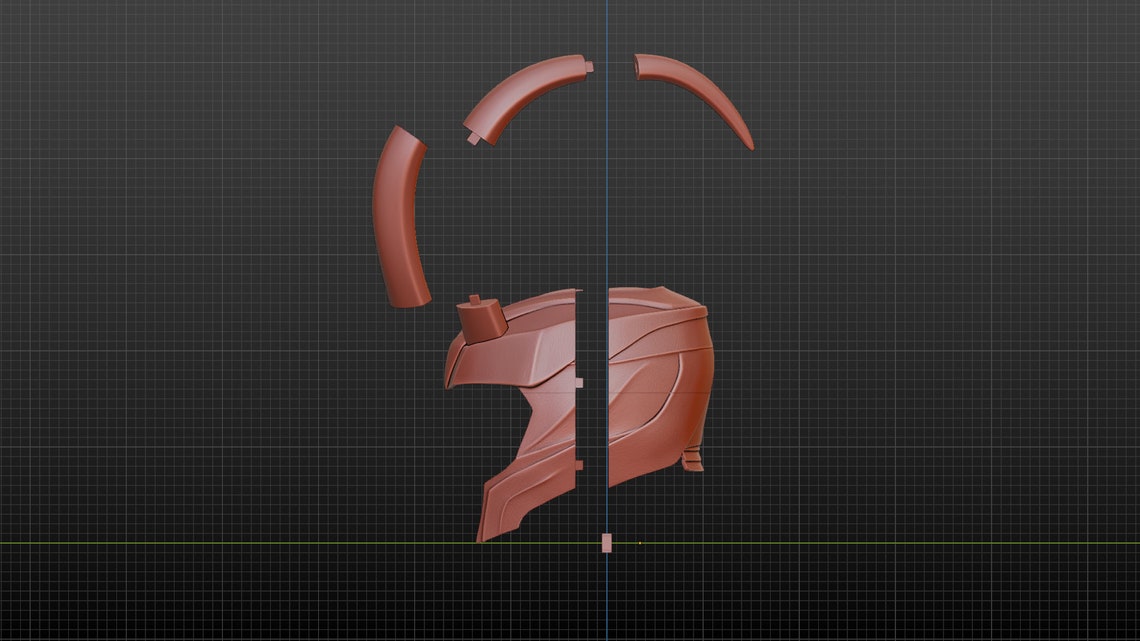 Loki Helmet - (the Avengers Version) - STL Files for 3D Printing ...