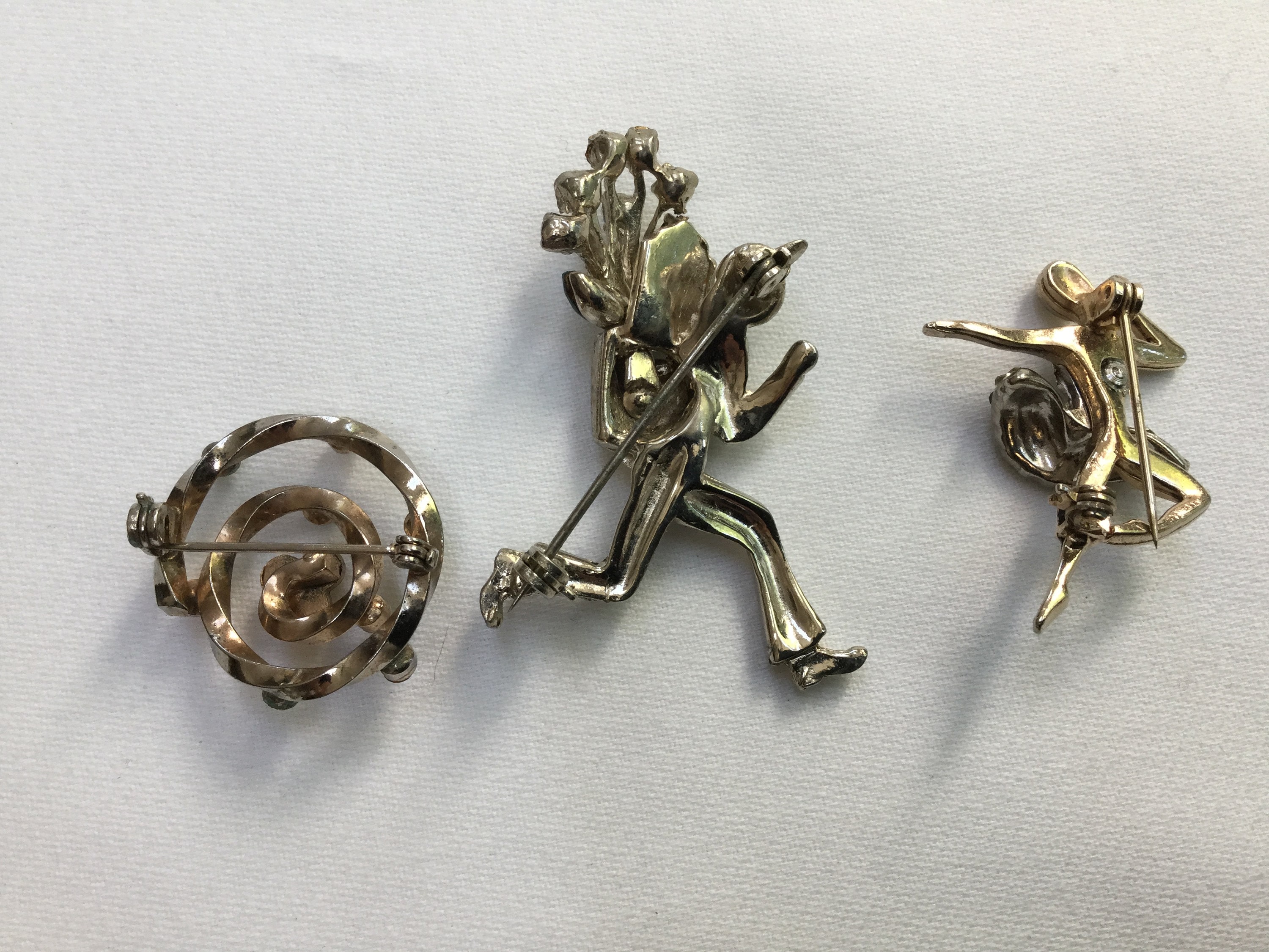 Vintage Art Deco Brooches 3 Vintage Art Deco Pins Antique | Etsy