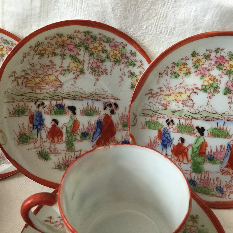 Antique China Set - Etsy