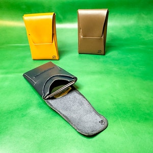 Stitchless Wallet / Unique Design / Ultra Slim / Genuinley Handmade by ...