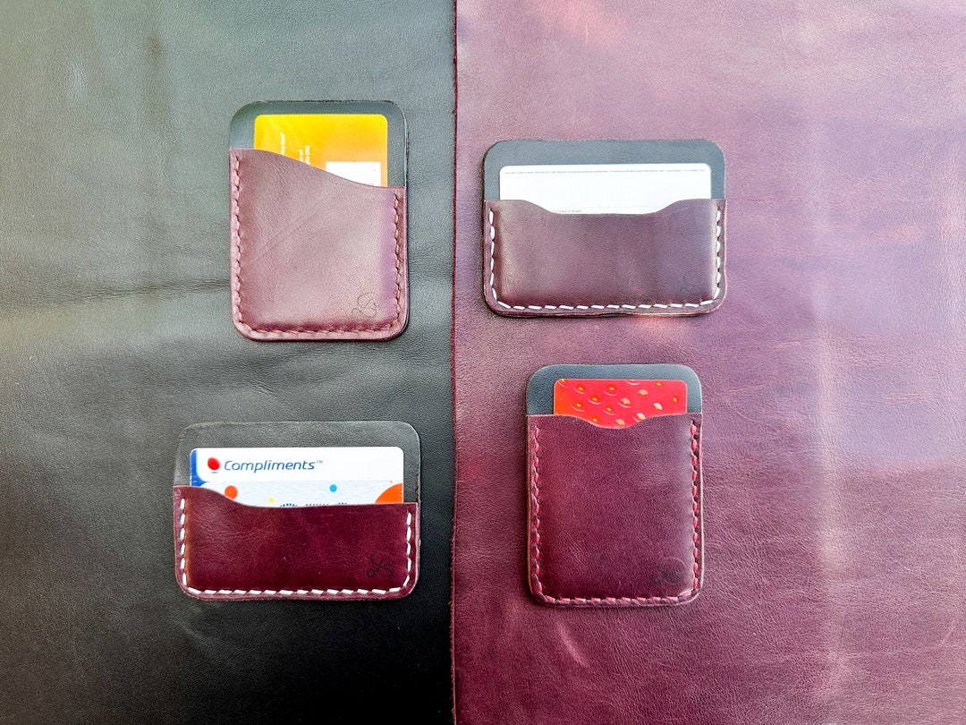 Card Holder 4 Designs Patterns - Leather DIY - Pdf Download - Video ...