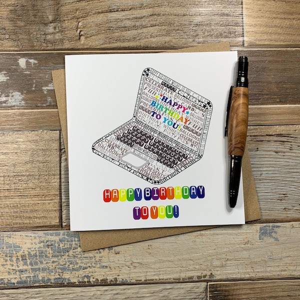 Geek Birthday Card - Etsy