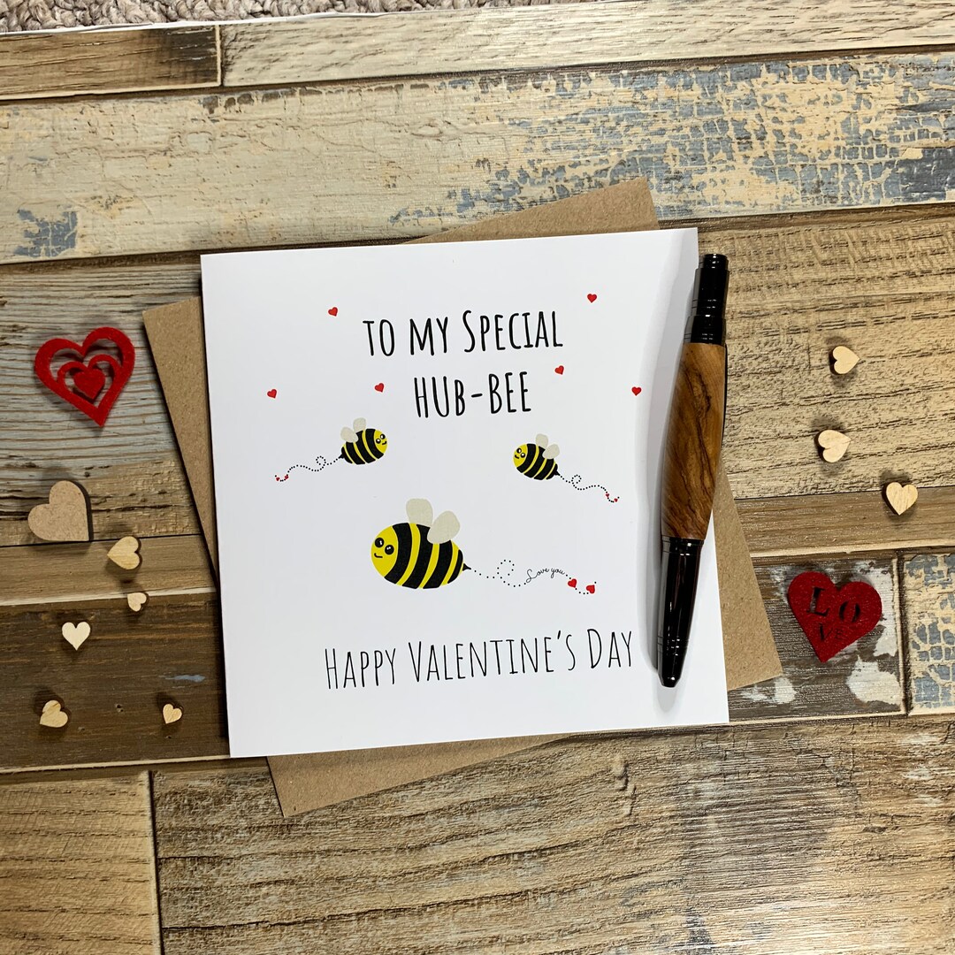 To My Special Hub-bee Valentines Card - Bee Humour Design - Ships ...
