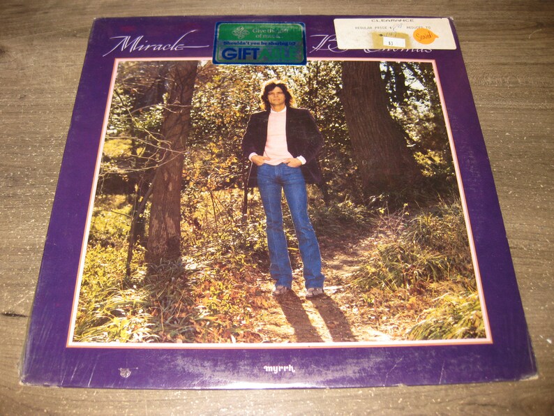 BJ Thomas Miracle Vinyl 33 RPM Record Still Factory - Etsy