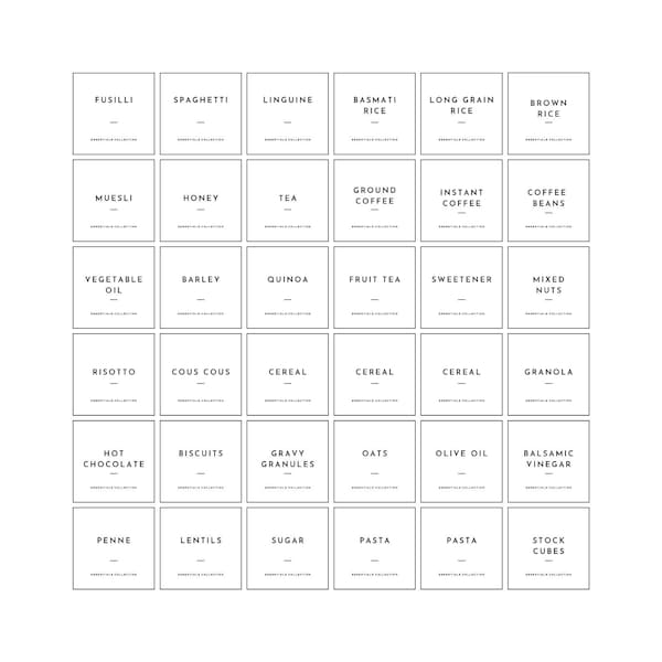 Pantry Labels - Etsy UK