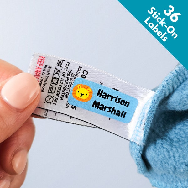 Washable Name Labels for Clothing - Etsy