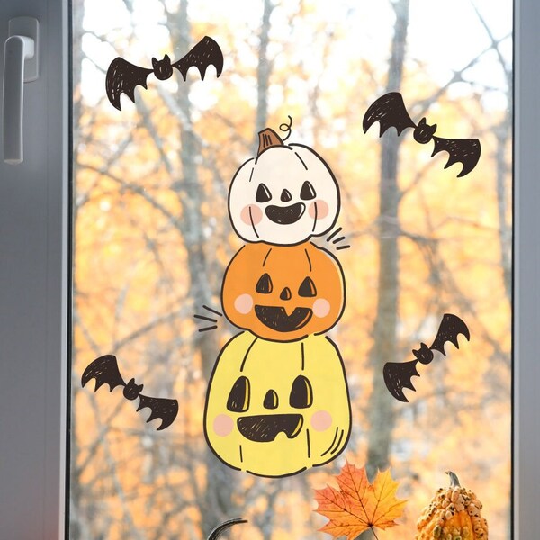 Halloween Window Decal - Etsy