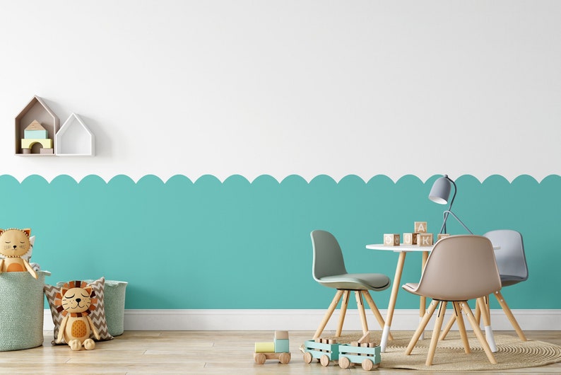 Arch Scallops Wall Stencils for Painting | Stencils for Walls | Nursery ...