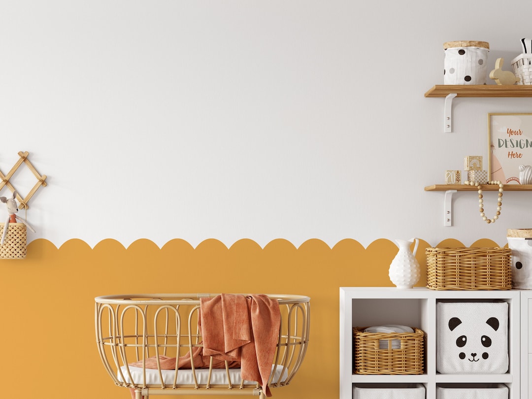 Arch Scallops Wall Stencils for Painting | Stencils for Walls | Nursery ...