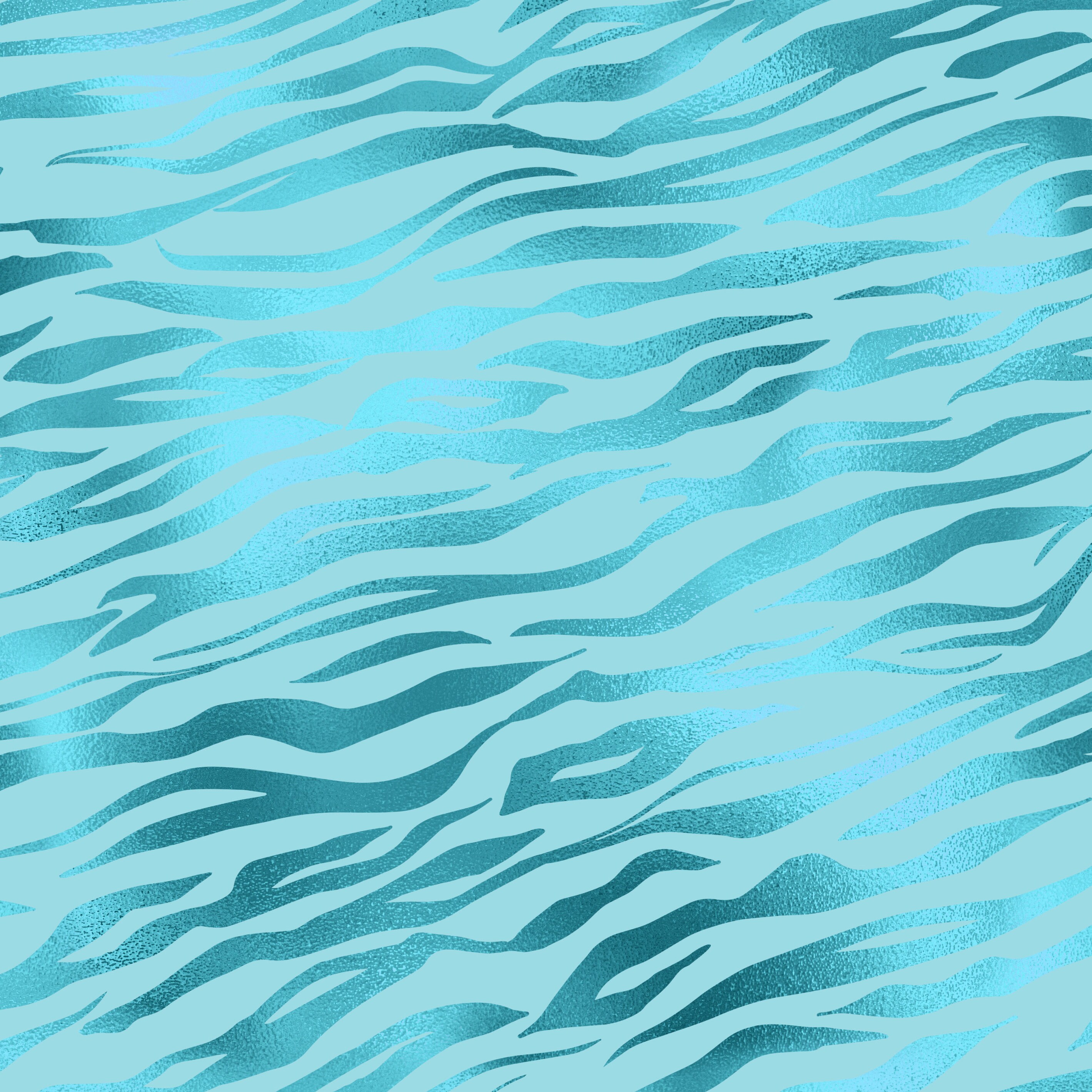 Light Blue Foil Effect Tiger Print Pattern Vinyl Wrap | Etsy