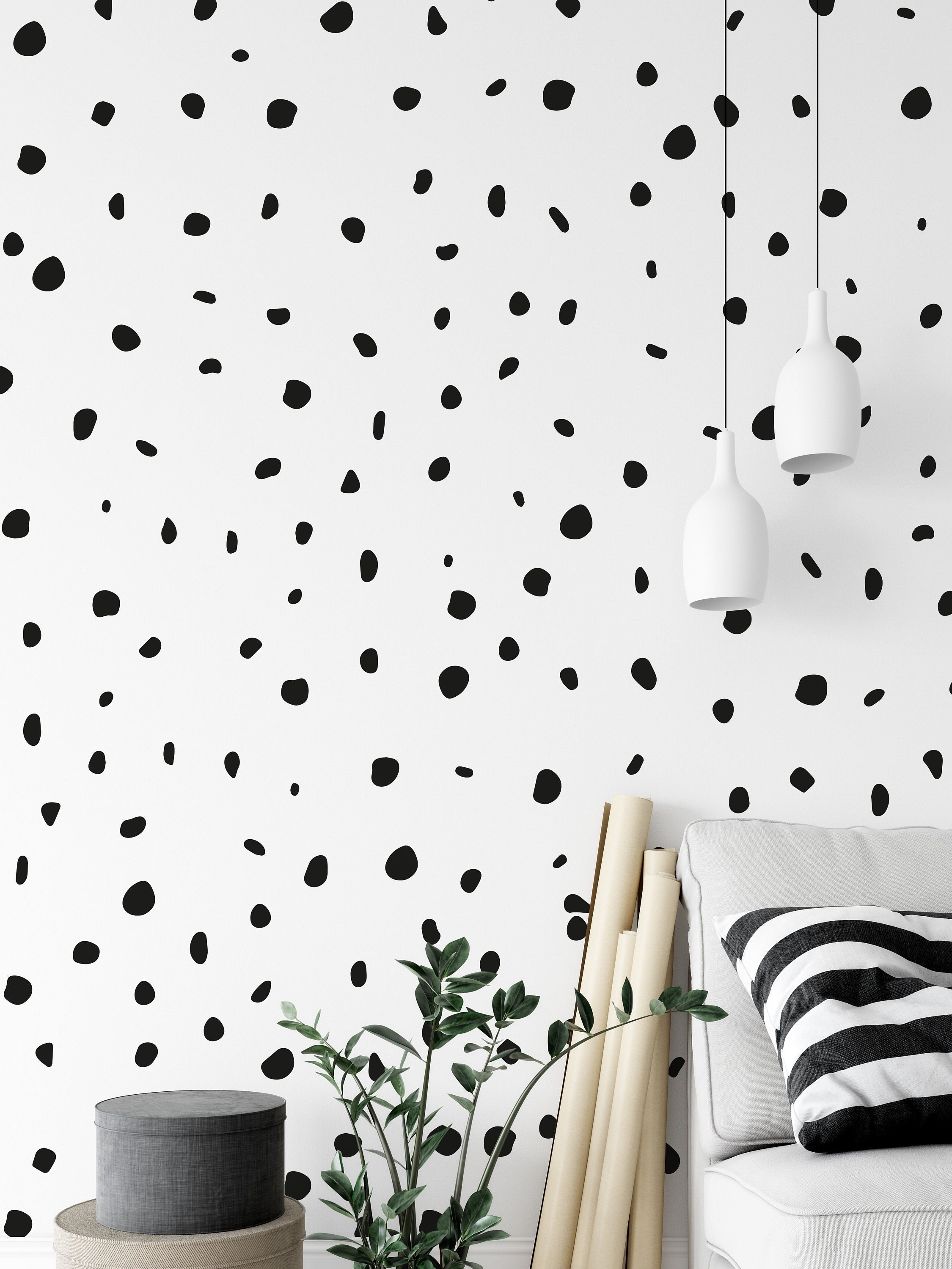 Polka Dot Wall Decal Polka Dot Stickers Polka Dot Decals - Etsy UK