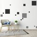 100 Squares Wall Stickers/wall Decals for Home Decor/nursery/office ...