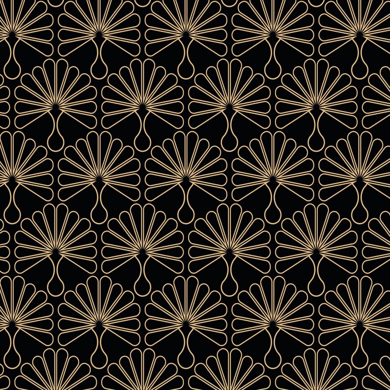 Gold Art Deco Vintage Pattern Vinyl Wrap Vinyl Wraps for - Etsy UK